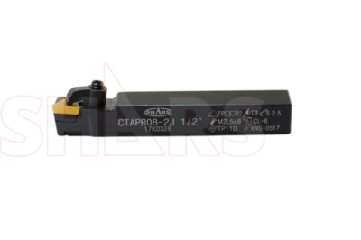 Shars 1/2" x 3-1/2" RH CTAP Indexable Turning Tool Holder TPG Insert ...
