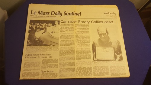 June 2nd 1982 LeMars DAILY SENTINEL Newspaper EMORY COLLINS | eBay