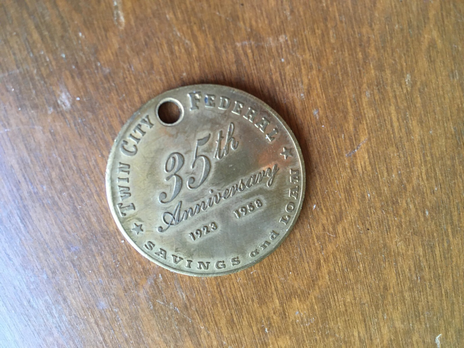 1958 Minnesota Centennial Coin Token & Twin City Federal Savings 35 ...