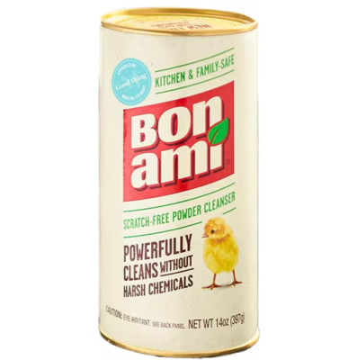 Bon Ami POWDER CLEANSER 14 oz. No Scent Cleaner Kitchen Bath Surfaces ...