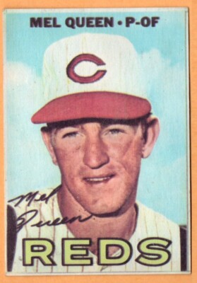 Venezuelan Topps 1967 Mel Queen #296 Cincinnati Reds Ptd In Venezuela ...