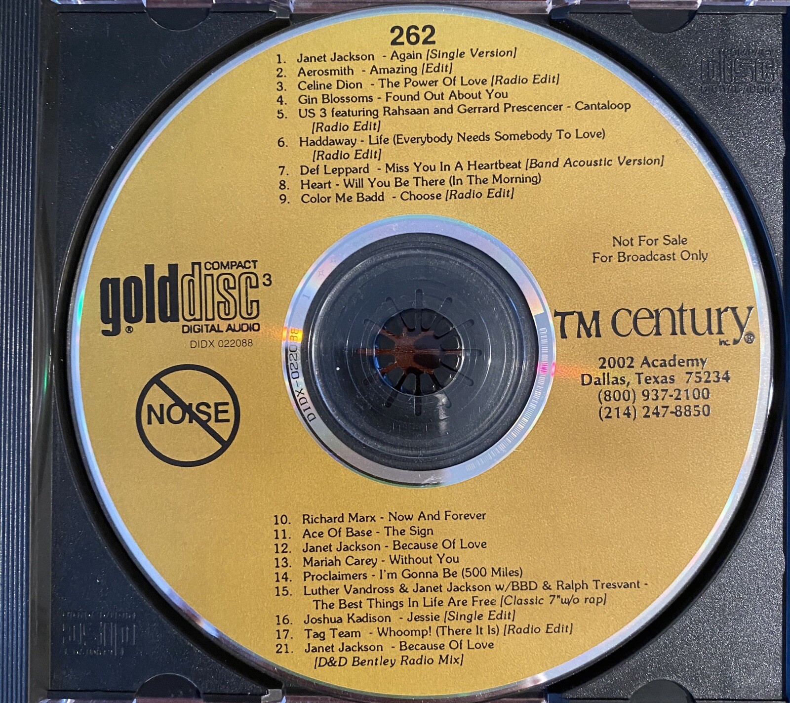 TM Century GoldDisc 262 CD Janet Jackson Ace Of Base Aerosmith Mariah ...