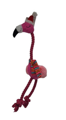 Meijer Holiday Dog Toy Rope Flamingo | eBay