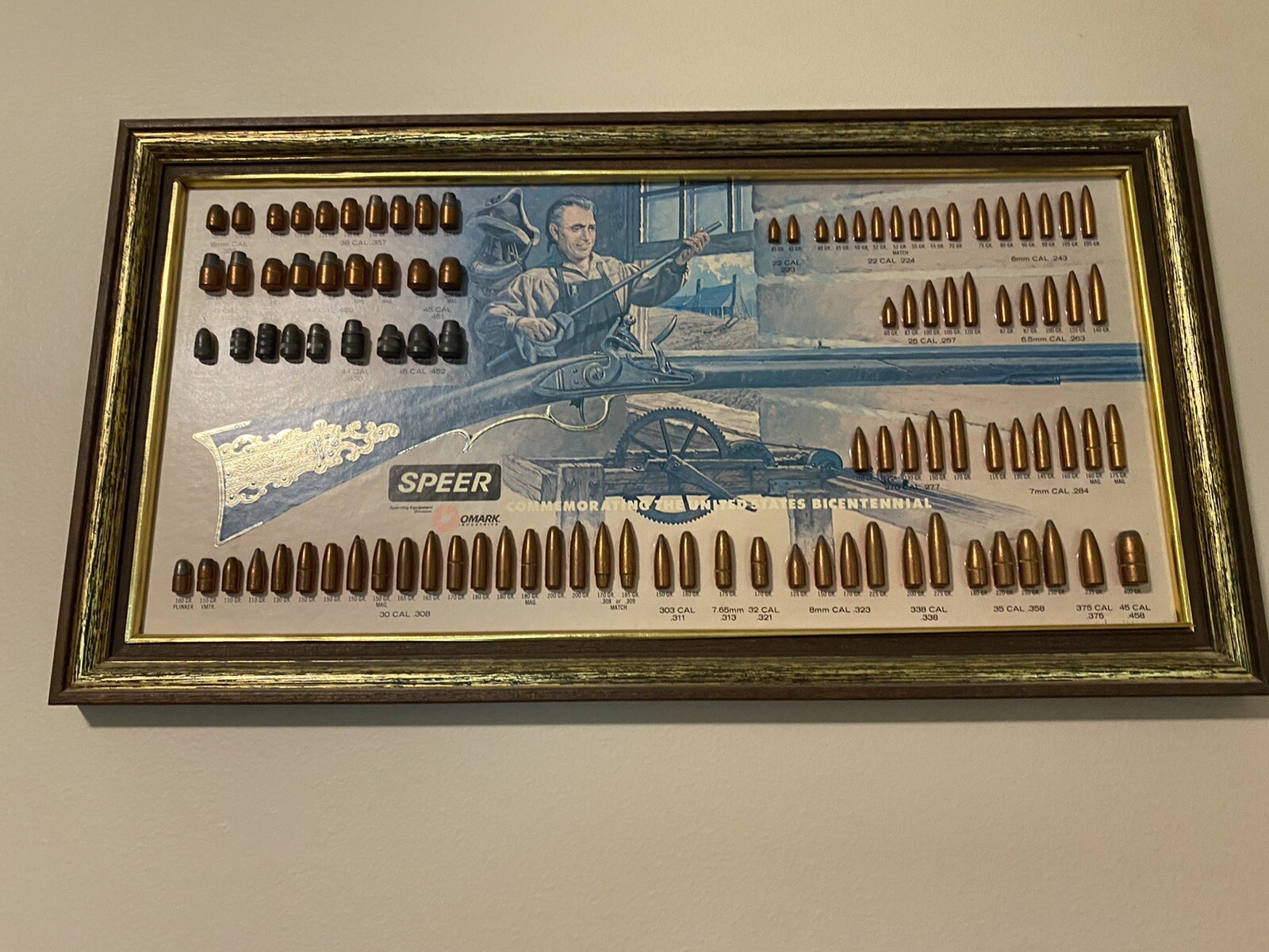 Speer Ammunition Signage Display Bullet Chart United States ...
