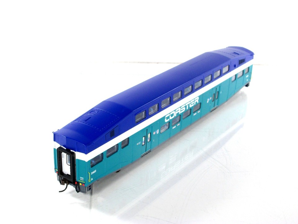 HO Scale ***SAN DIEGO COASTER*** Bombardier Commuter Coach #2402 ...