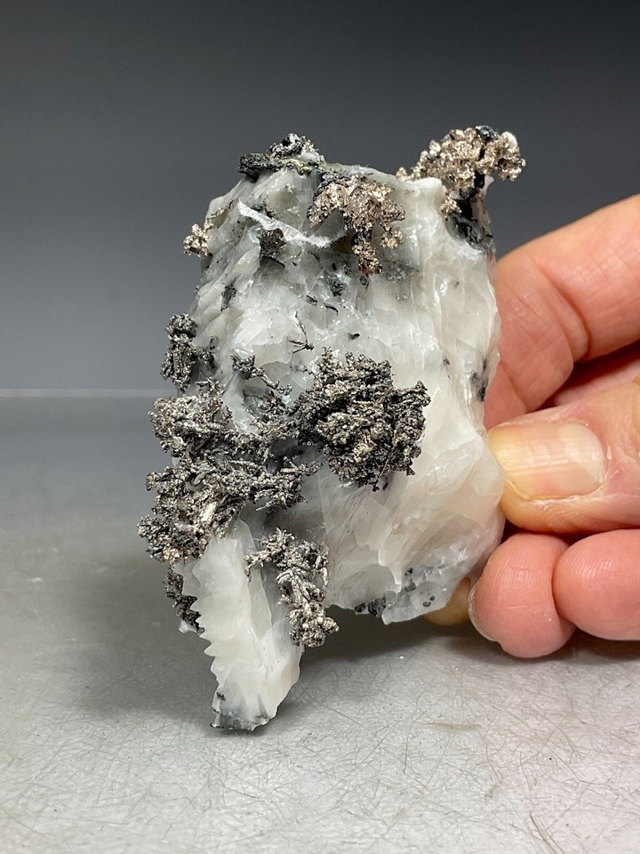SS Rocks- "Fine" Silver Crystals Calcite (Bouismas Mine,Bou Azzer ...