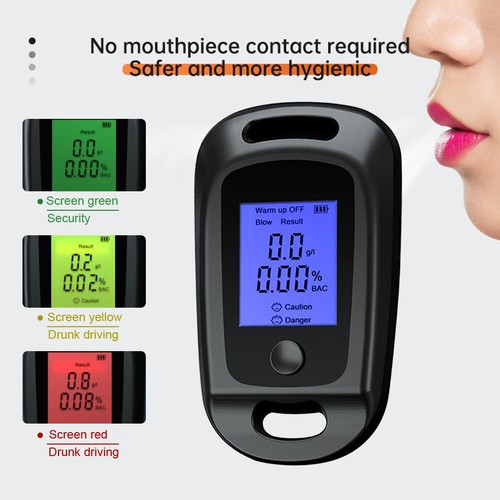 5# LCD Display Handheld Alcohol Analyzer Mini Alcohol Breathalyzer for ...