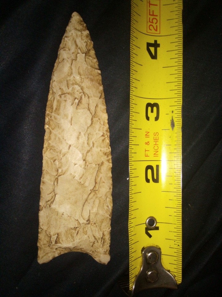 Authentic Clovis Arrowhead Native Paleo 10,000 Years Old No Breaks G10 Piece | eBay