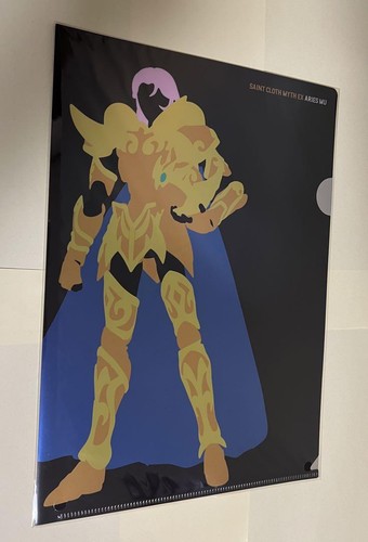 Saint Seiya EX Myth Cloth Aries Mu HK Limited Clear File Rare | eBay