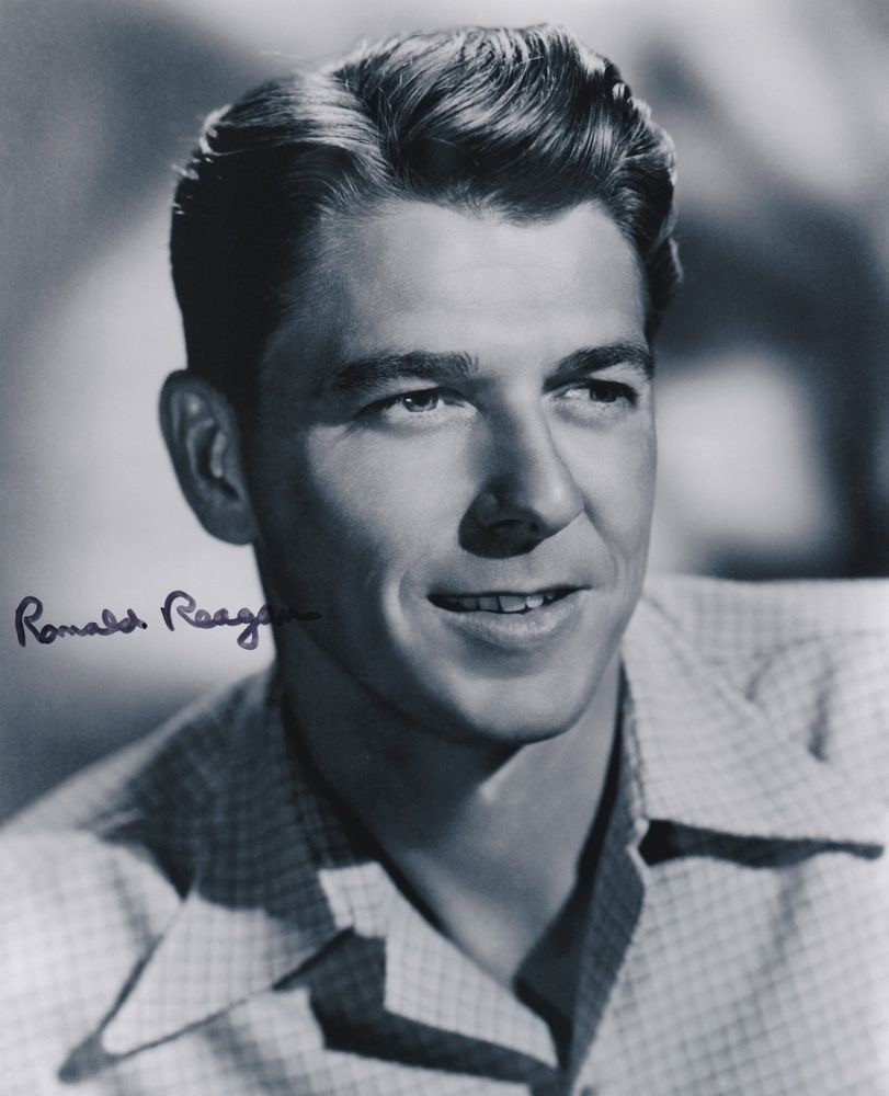 Ronald Reagan 8x10 Photo President Reagan Portrait Vintage White House ...