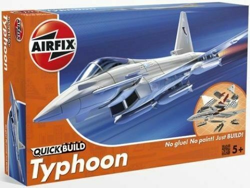 Airfix J6002 Quick Build Eurofighter Typhoon Aircraft Model Kit for ...