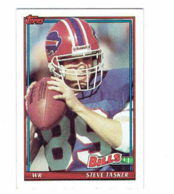 Steve Tasker Buffalo Bills WR #45 Topps 1991 Football Card | eBay