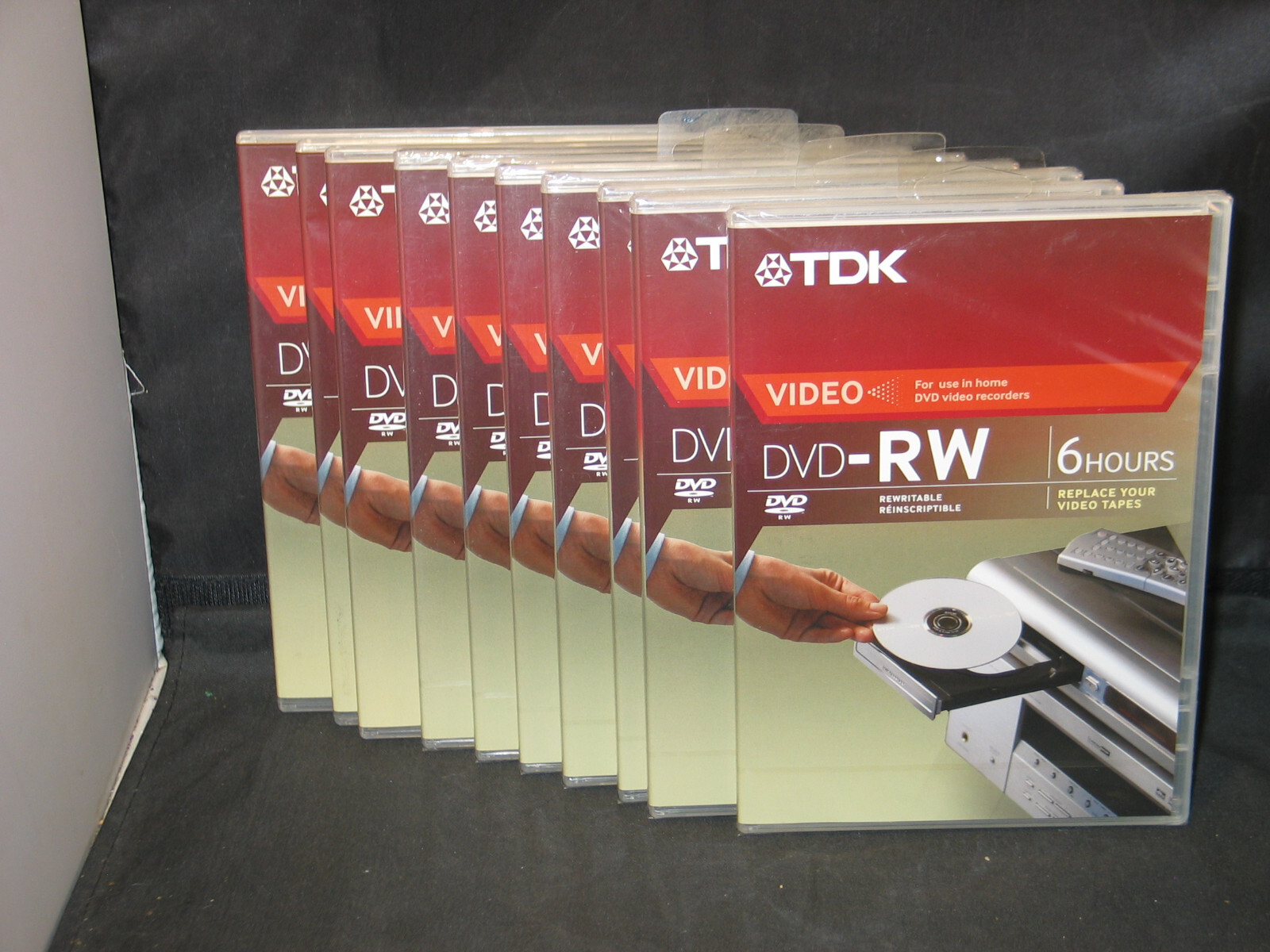 Lot of 10 TDK DVD+RW 6 Hour Rewritable Discs Brand New Sealed SAVE SOME ...