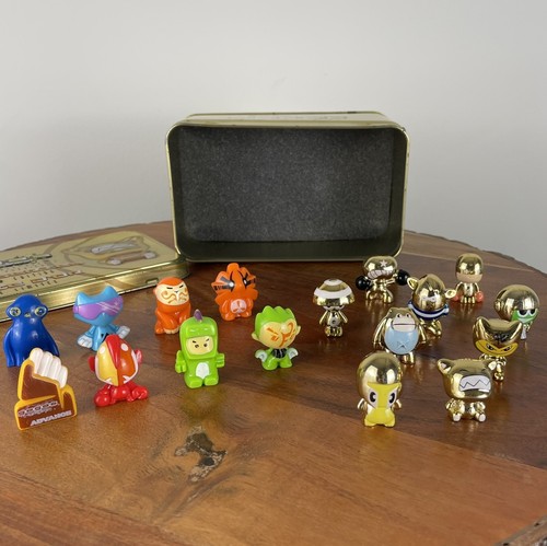 Lot of 17 Gogos Crazy Bones 9 GOLD Series Limited Edition Part 1 Tin ...