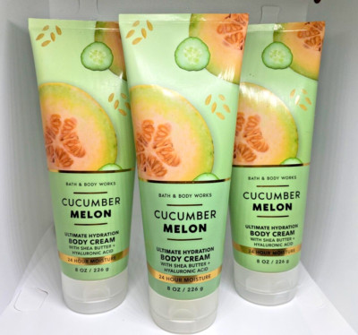 Bath and Body Works CUCUMBER MELON BODY CREAM 8 OZ/226 G *SET OF 3* | eBay