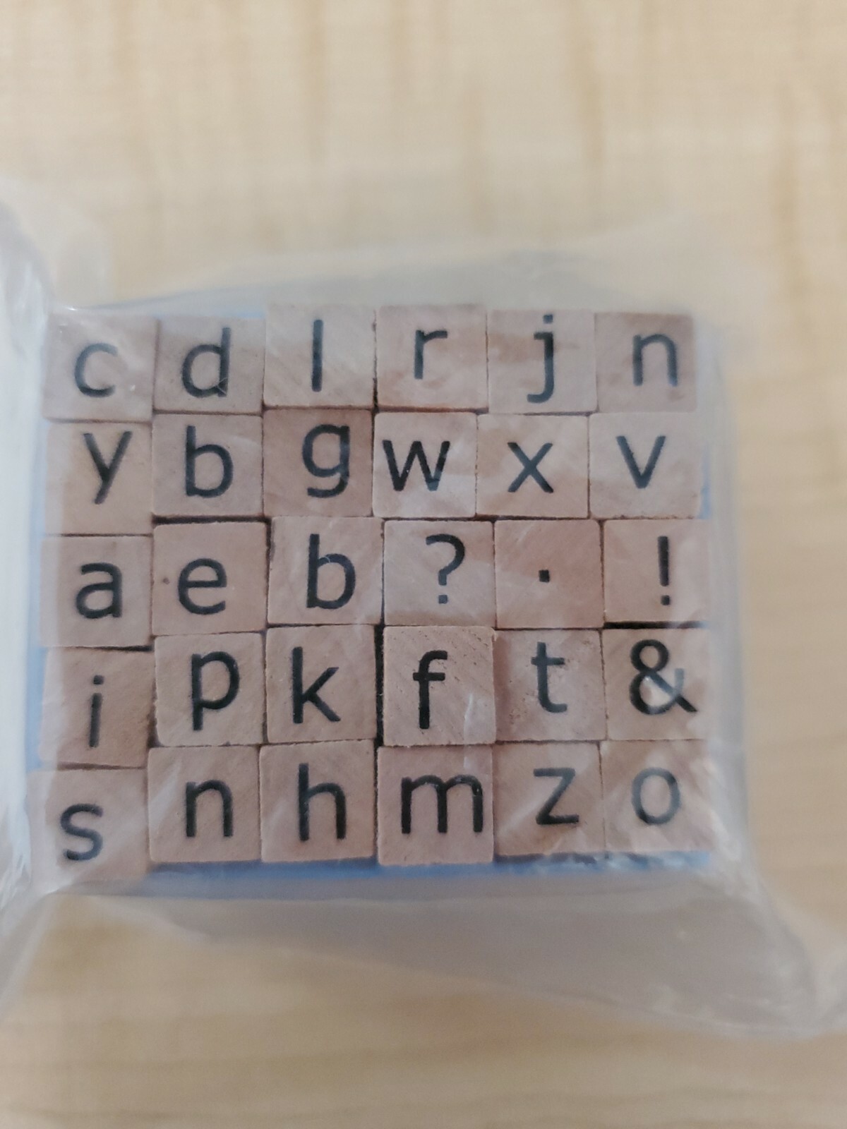 Hampton Art Studio G Alphabet Stamp Set 30 STAMPS Lower Case Typewriter ...