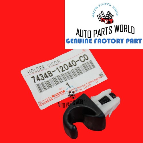 GENUINE TOYOTA LEXUS IS250 IS350 ISF SC430 BLACK SUN VISOR HOLDER 74348 ...