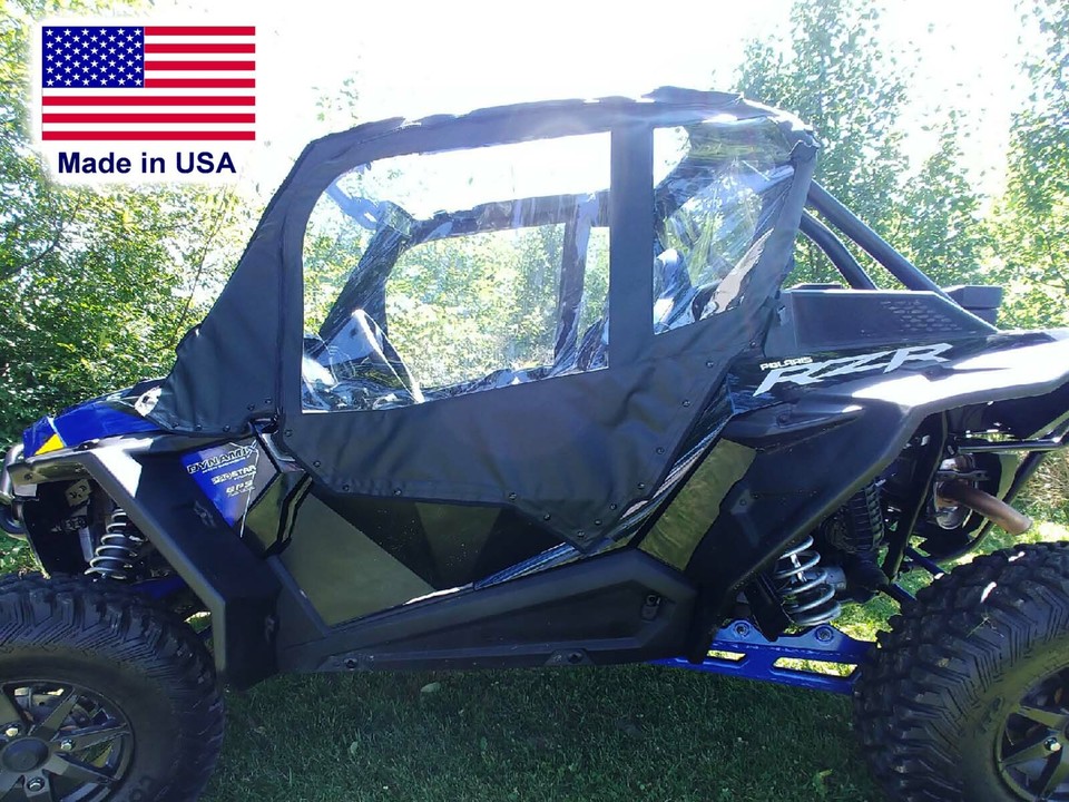 DOORS for RZR XP Turbo S - Vinyl Windows - Soft Material - Withstands ...