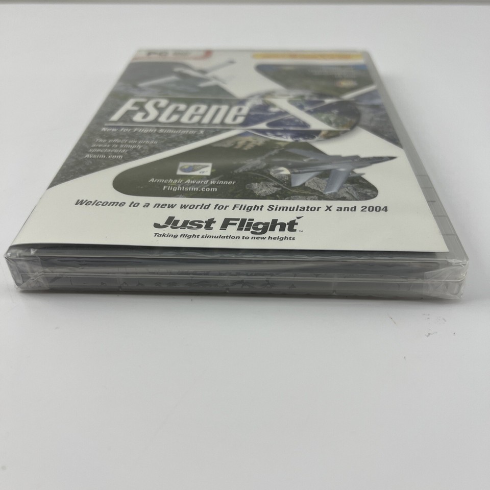 FSCENE X Pc DVD Rom Add-On Expansion Flight Simulator Sim X & 2004 FSX ...