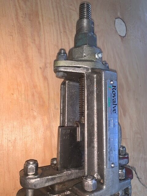 3" ROVALVE STAINLESS STEEL KNIFE GATE VALVE | eBay