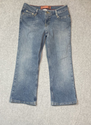 Mossimo Mossissue Women's Denim Capri Size 5 Blue Pockets L-14 | eBay
