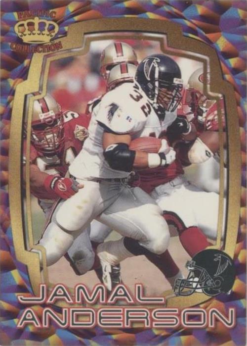 Las mejores ofertas en 1997 Pacific Dynagon Prism Jamal Anderson #4 | eBay