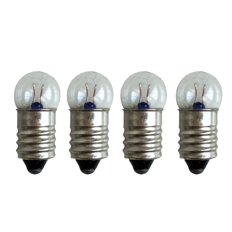 5/10/30X Flashlight Bulb E10 Miniature Screw Base Light Circuit Bulbs 2 ...