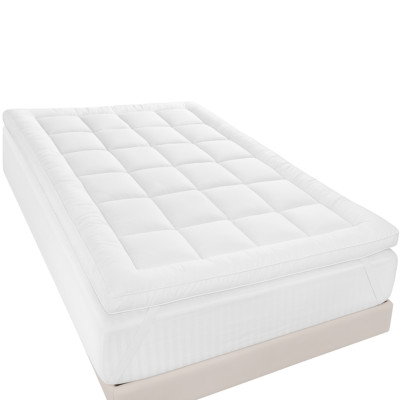 HOTEL QUALITY MATTRESS TOPPER 5CM Microfiber Topper Deep Luxury Soft ...