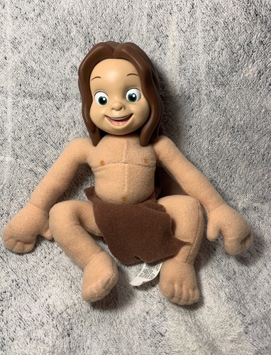 Vintage Baby Tarzan Doll Plush Body Vinyl Head Mattel Disney Movie ...