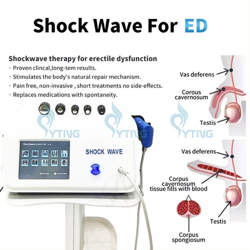 Shockwave Therapy Machine for ED Erectile Dysfunction Pain Relief Body ...
