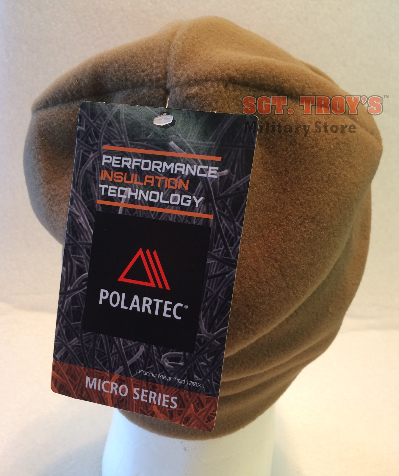 USGI POLARTEC ARMY MICROFLEECE CAP COYOTE POLARTEC HAT FLEECE CAP ...