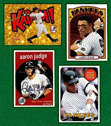 Lot of 4 DDK Design Aaron Judge Baseball Cards New York Yankees | eBay