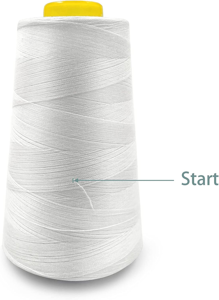 4 Cones of 3000 Yards Each Spool Thread for All Purpose, Serger ...