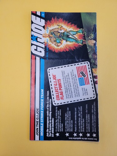 Vintage GI Joe 1985 catalog Folder Checklist Poster Brochure Insert | eBay