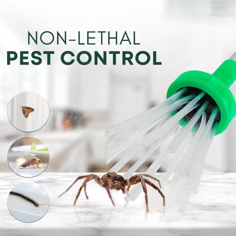 Spider Catcher Pest Trap 83cm Long Handle Foldable Humane Insect Bug ...