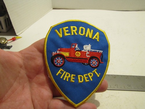 VTG VERONA FIRE DEPT PATCH USED | eBay