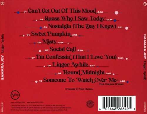 Linger Awhile by Joy, Samara (CD, 2022) for sale online | eBay