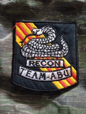 Spike Recon Team Abu - SNAKE JUNGLE OPS - USSF - VIETNAM WAR PATCH 23C ...