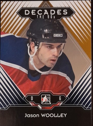 2013 - 2014 ITG Jason Woolley Decades The 90's Gold /30 #69 Hockey Card ...