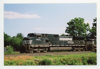 Norfolk Southern (NS) Locomotive C40-9W #9631 ORIGINAL 4x6 Color Photo ...