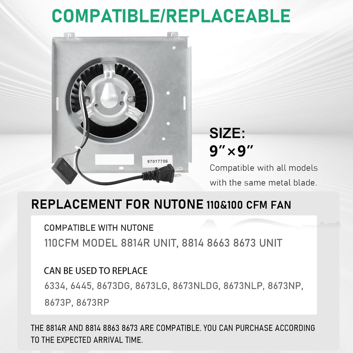 Nutone 8812 Deluxe Exhaust Fan Parts Packard's Full Line Catalog By