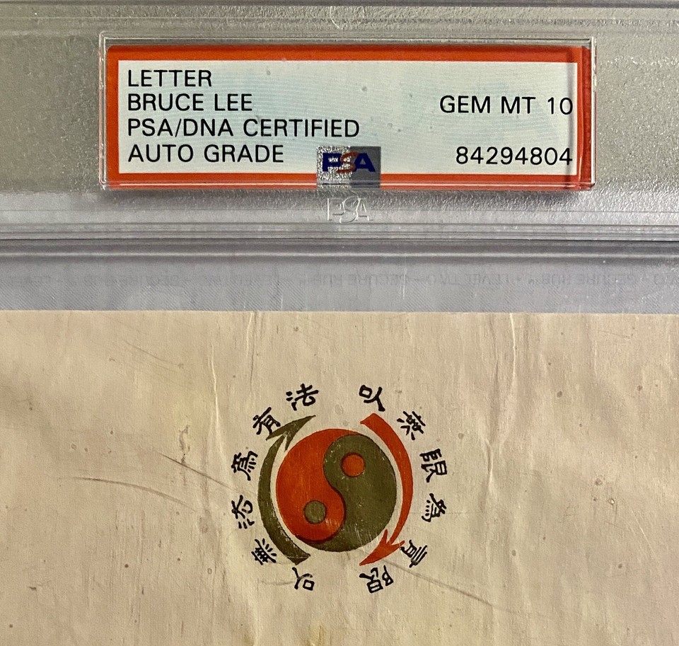 Bruce Lee Signed Letter on Personal Letterhead - PSA Gem Mint 10 Auto ...