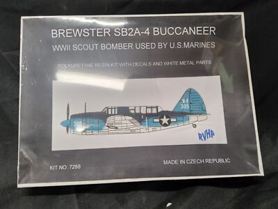 1/72 RVHP Models: Brewster SB2A-4 Buccaneer WWII Scout Bomber KIT NO ...
