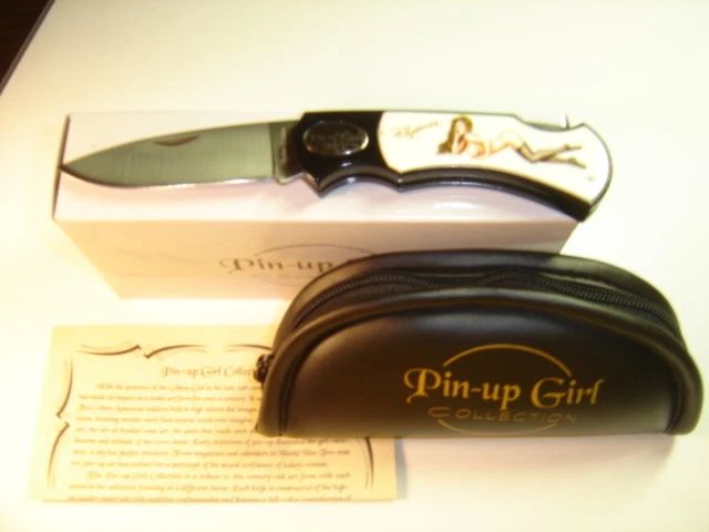 Pin Up Girl On Knife