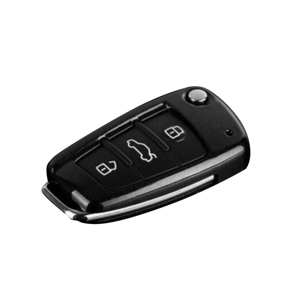 Black/White/Blue ABS Plastic Remote Car Key Shell Case Cover For Audi ...