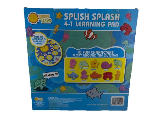 Splish Splash Learning Pad 4 in 1– Outdoor Sprinkler Water Toy for ...