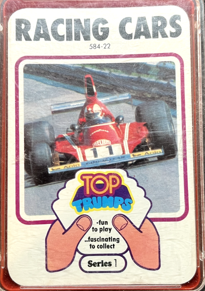 VINTAGE 1970's TOP TRUMPS RACING CARS FORD ESCORT MK1 BDA CARD VGC FOR ...