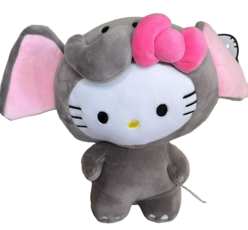 10 inch Sanrio Hello Kitty Disguised in Elephant Costume Stuffed Plush ...