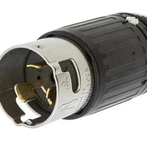Hubbell Cs8265c 50A Twist-Lock Plug 2P 3W 250Vac Dd26-mm.yy ...
