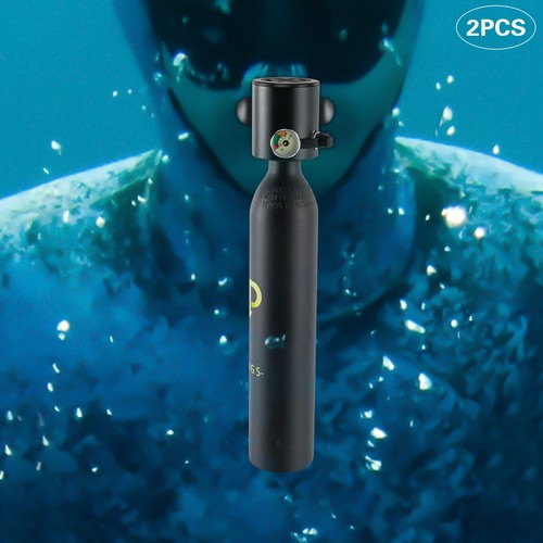 0.5L Oxygen Tank Pump Equipment Underwater Breath 2 * Mini Scuba Diving ...